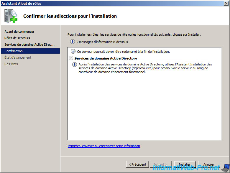 Créer Un Active Directory Sous Windows Server 2008 Windows Server Tutoriels Informatiweb Pro